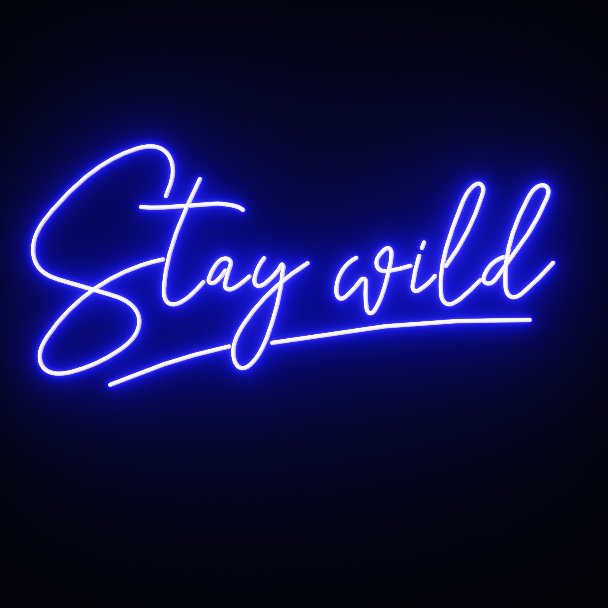 Stay Wild Neon Sign Custom Flex Led Sign Neon Led Lights for - Etsy