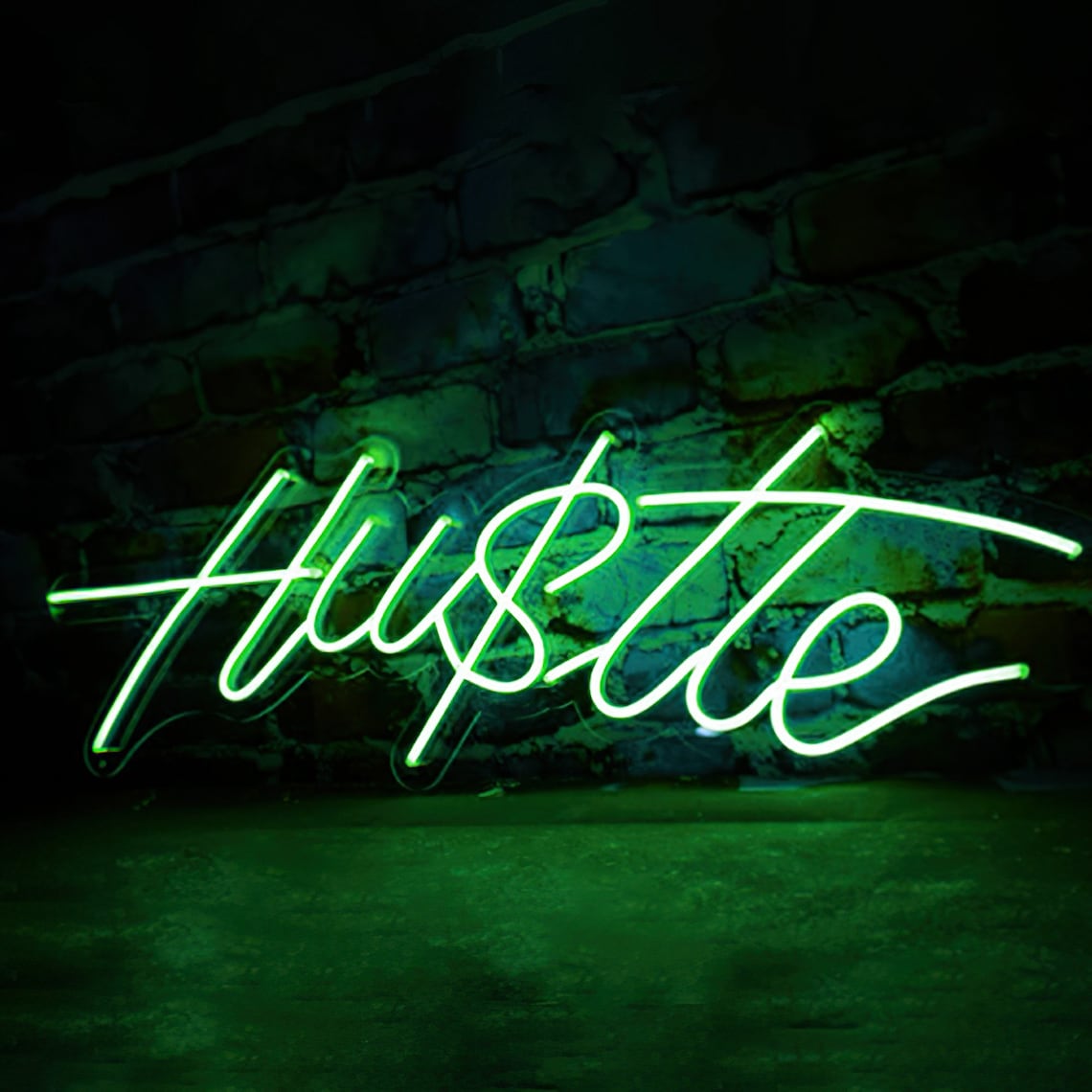 Hustle Neon Led Sign Custom Neon Sign Neon Led Lights for Wall | Etsy