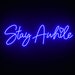 Stay Awhile Custom Neon Sign Handmade Neon Led Sign Neon Light - Etsy