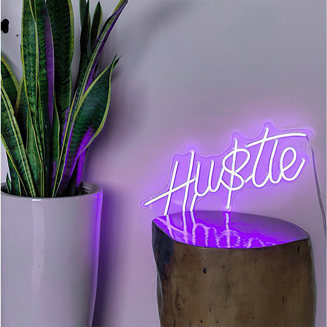 Hustle Neon Led Sign Custom Neon Sign Neon Led Lights for Wall | Etsy