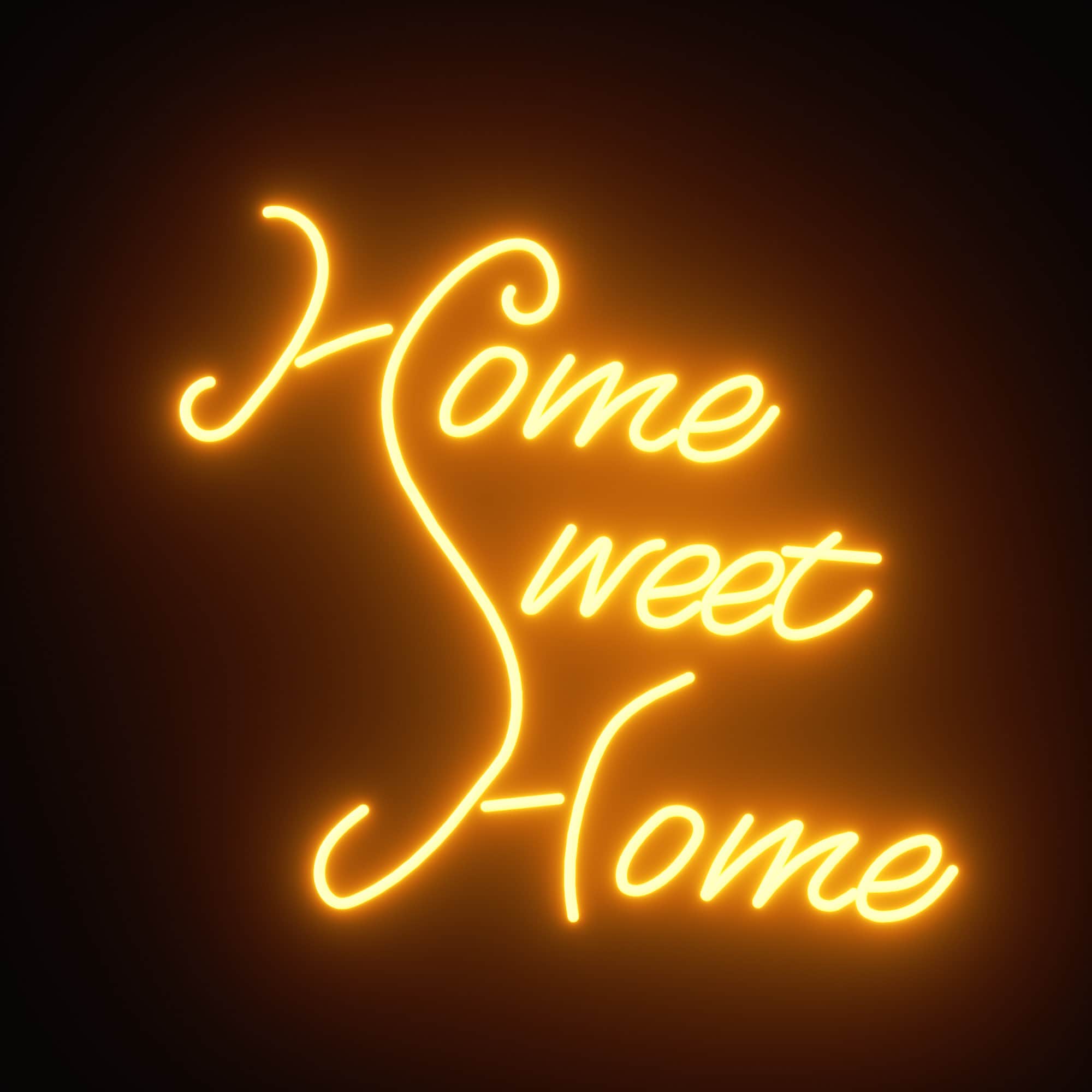 Home Sweet Home Sign Flex Neon Led Sign Custom Neon Sign Home Decor ...