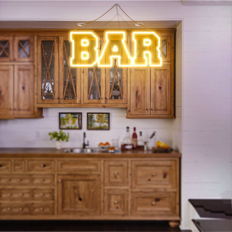 Bar Neon Sign Custom Neon Led Lights for Bar Home Bar Mini Bar - Etsy