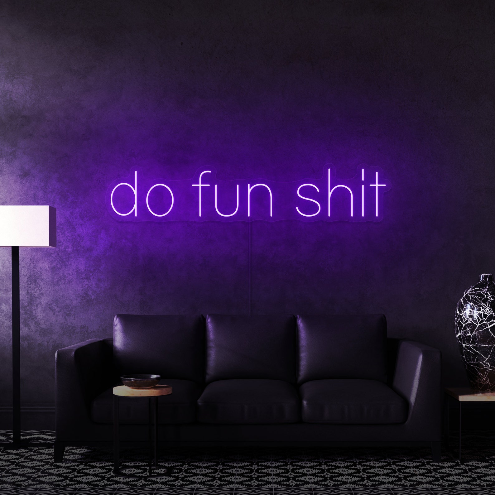 Do Fun Shit Neon Sign Custom Home Decor Mancave Wall Lights Led Light ...