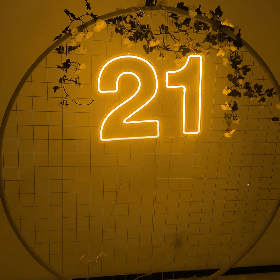 21st Birthday Neon Led Sign Neon Light Sign for Wall Birthday | Etsy