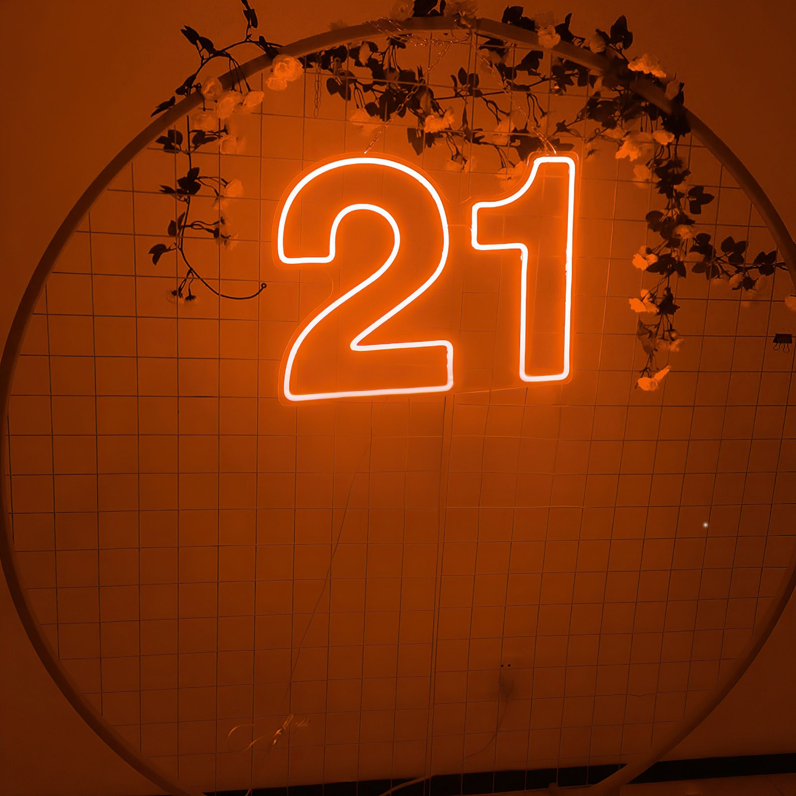 21st Birthday Neon Led Sign Neon Light Sign for Wall Birthday | Etsy