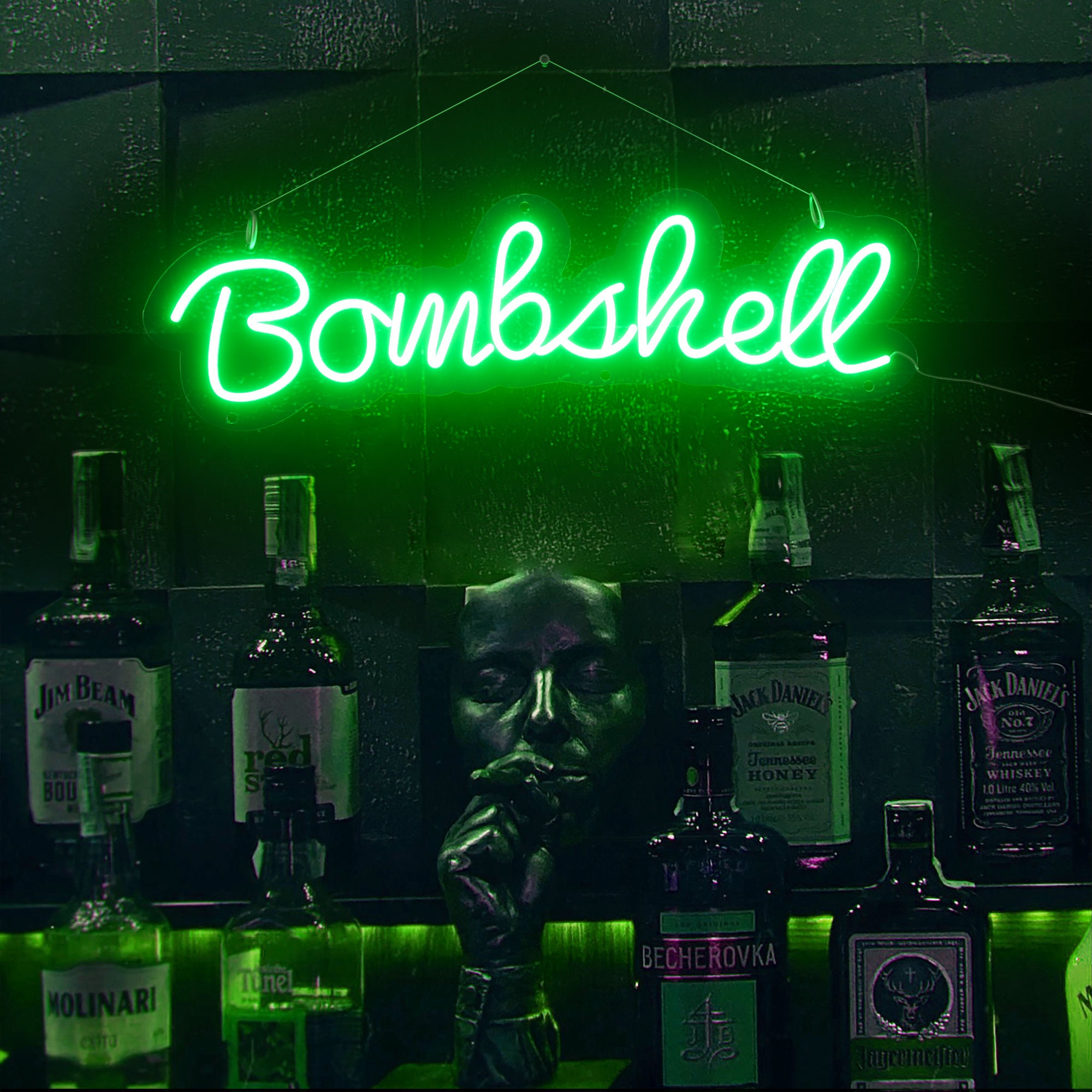 Bombshell Neon Bar Sign Cool Neon Sign Bedroom Neon Led Light - Etsy