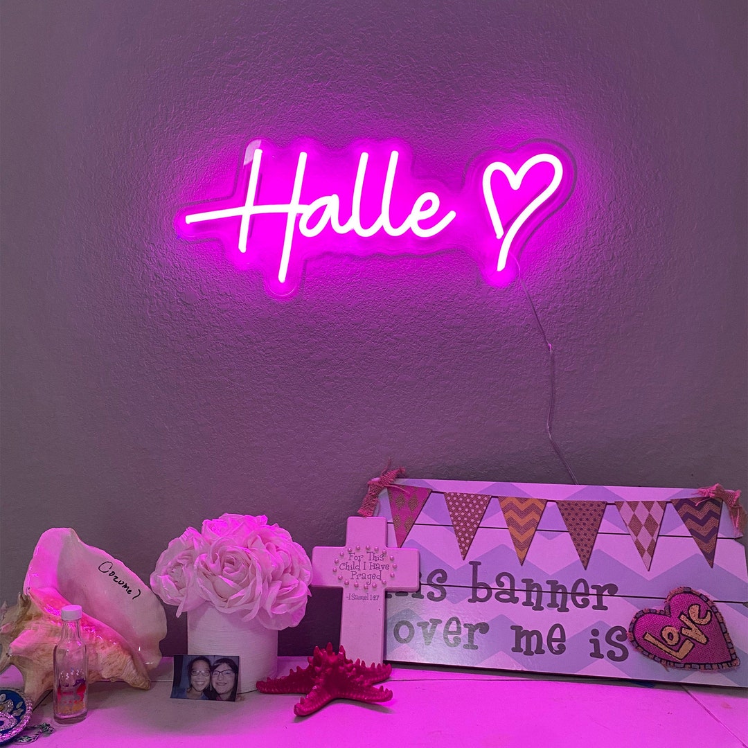 Name Neon Signs Christmas Gift, Neon Sign Bedroom, Personalized Gift ...