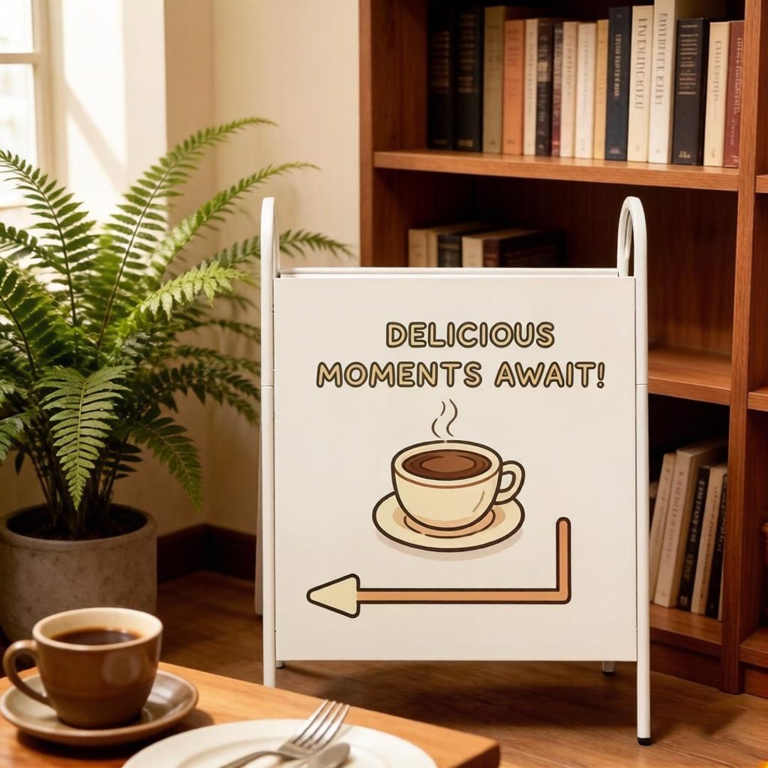Custom Standing Sign, Store & Office Bar Storefront Board, Advertising ...