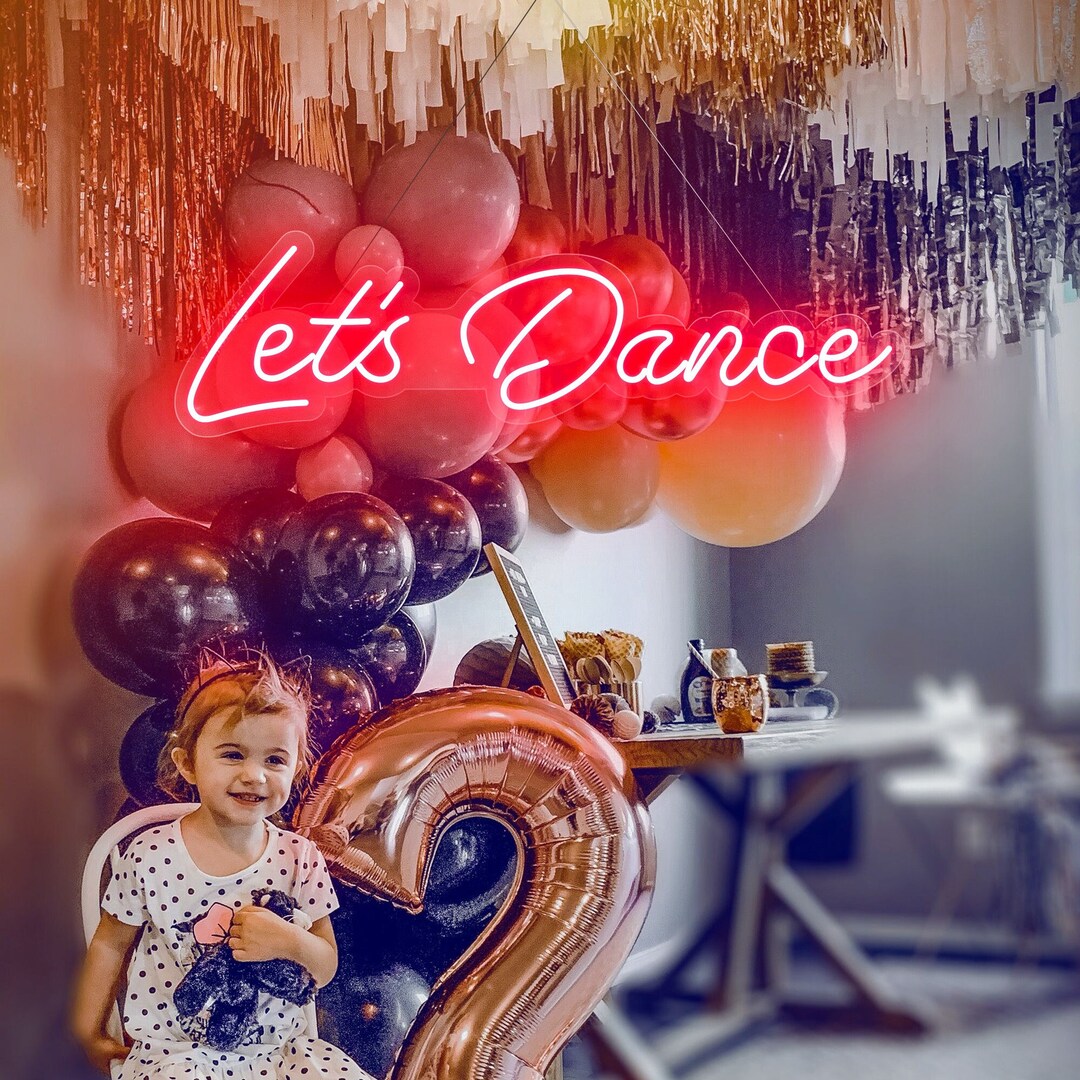 Let's Dance Neon Sign Custom Flex Neon Led Sign Dimmable Neon Lights ...