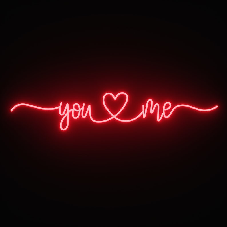 You Love Me Neon Sign Wedding Neon Sign Bedroom Neon Light - Etsy