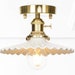 Light Fixture Ceiling White Shade Light Modern Light Fixture Accent ...