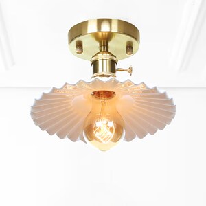 Light Fixture Ceiling White Shade Light Modern Light Fixture Accent ...