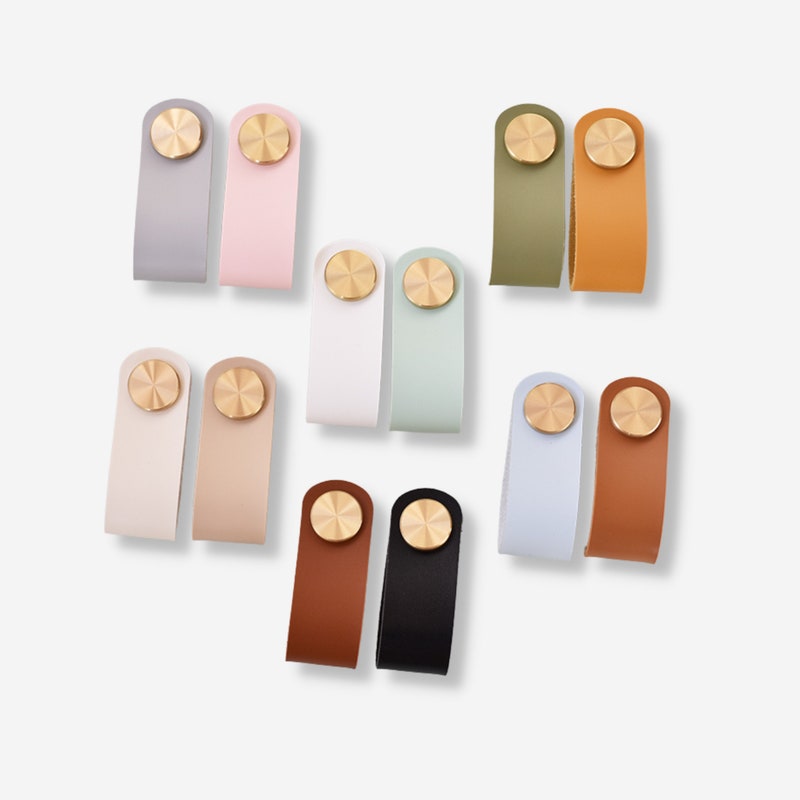 Leather Knobs - Etsy