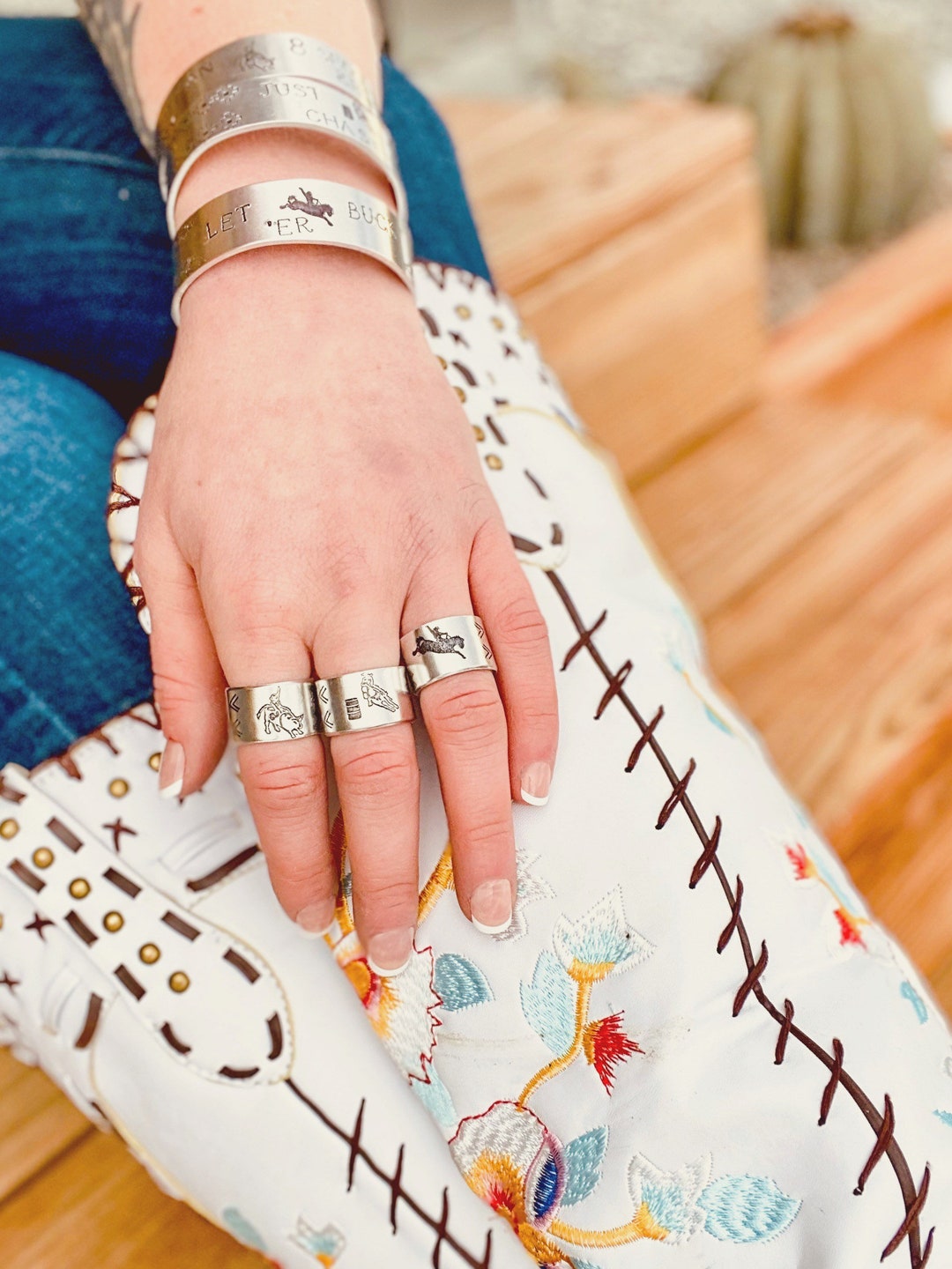 Wild Rodeo Ring Collection, Bull Rider, Bronc Rider, Barrel Racer ...