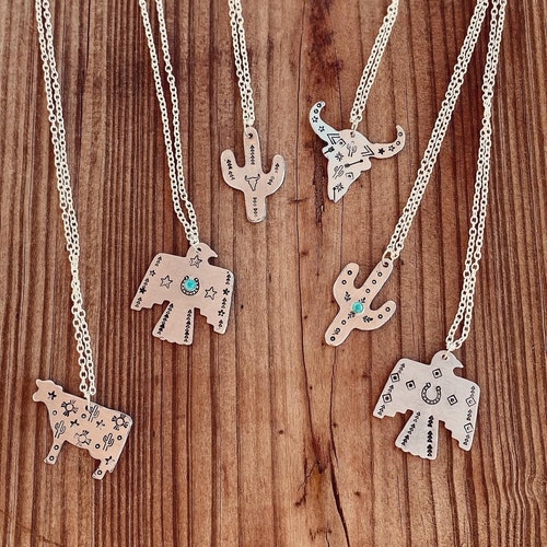 Turquoise Wrap Ring Western Rodeo Steer Cow Skull | Etsy