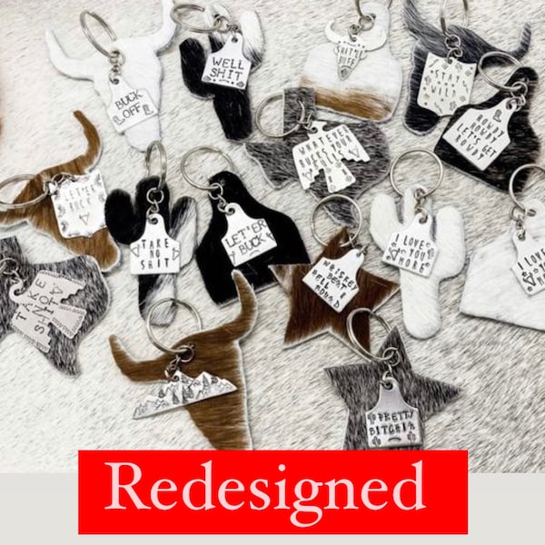 Western Keychains - Etsy