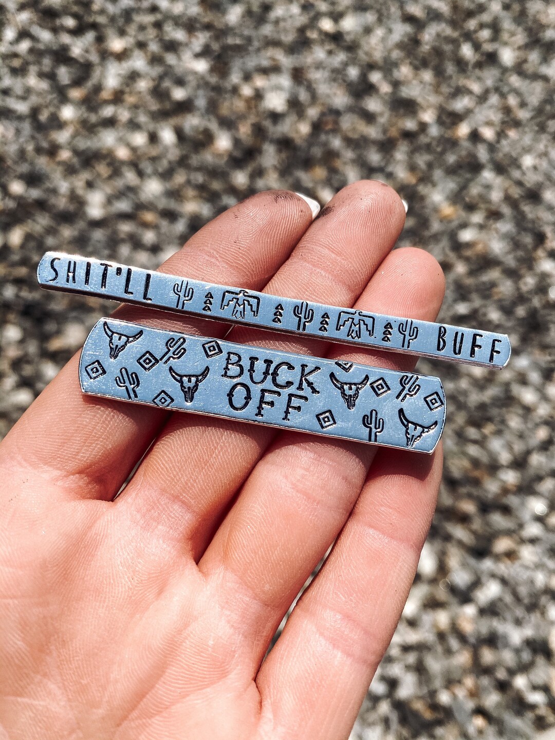 Buff off Shit’ll Buff Wrap Ring Thumb Ring - Etsy