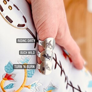 Wild Rodeo Disc Ring Collection, Bronc Rider, Bull Rider, Barrel Racer ...