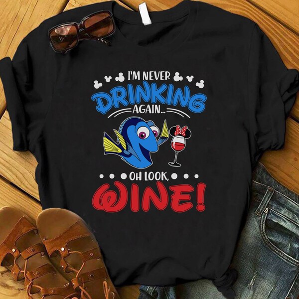 Dory Oh Look Wine Shirt - Etsy