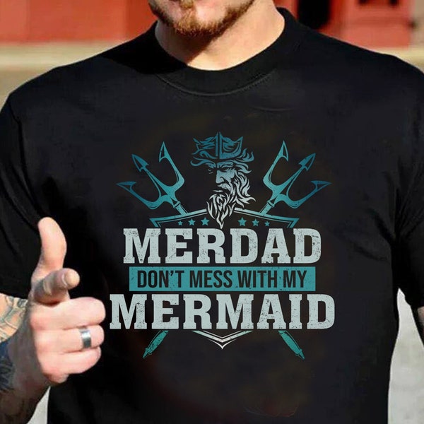 Mermaid Dad Shirt - Etsy