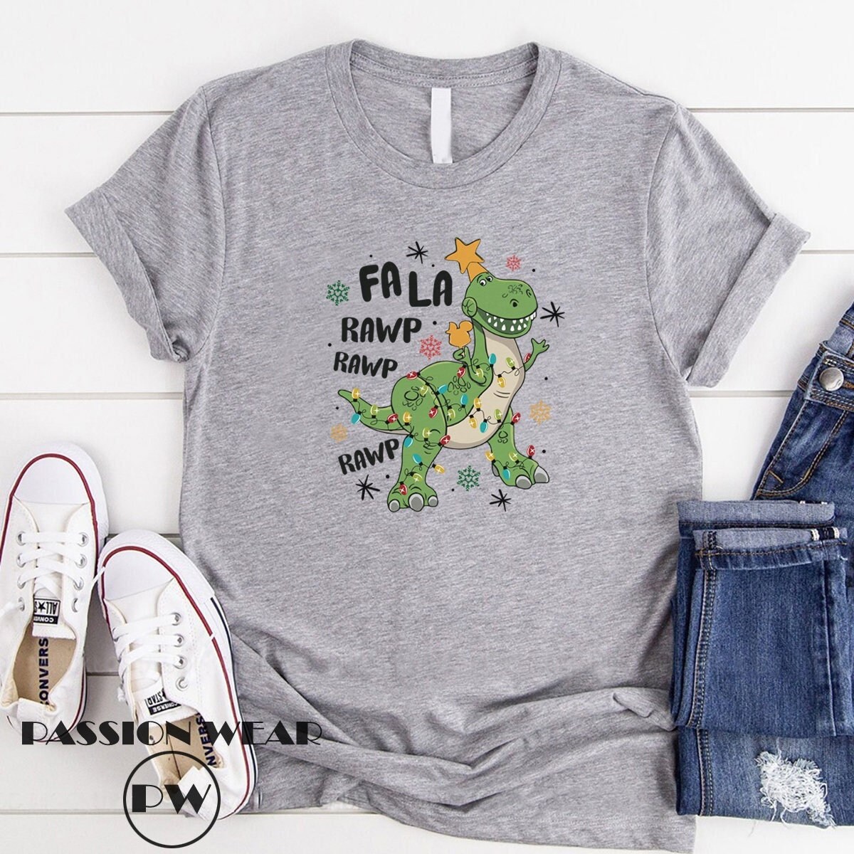 Fala Rawp Rawp Rawp Shirt Funny Dinosaur Christmas Shirt - Etsy
