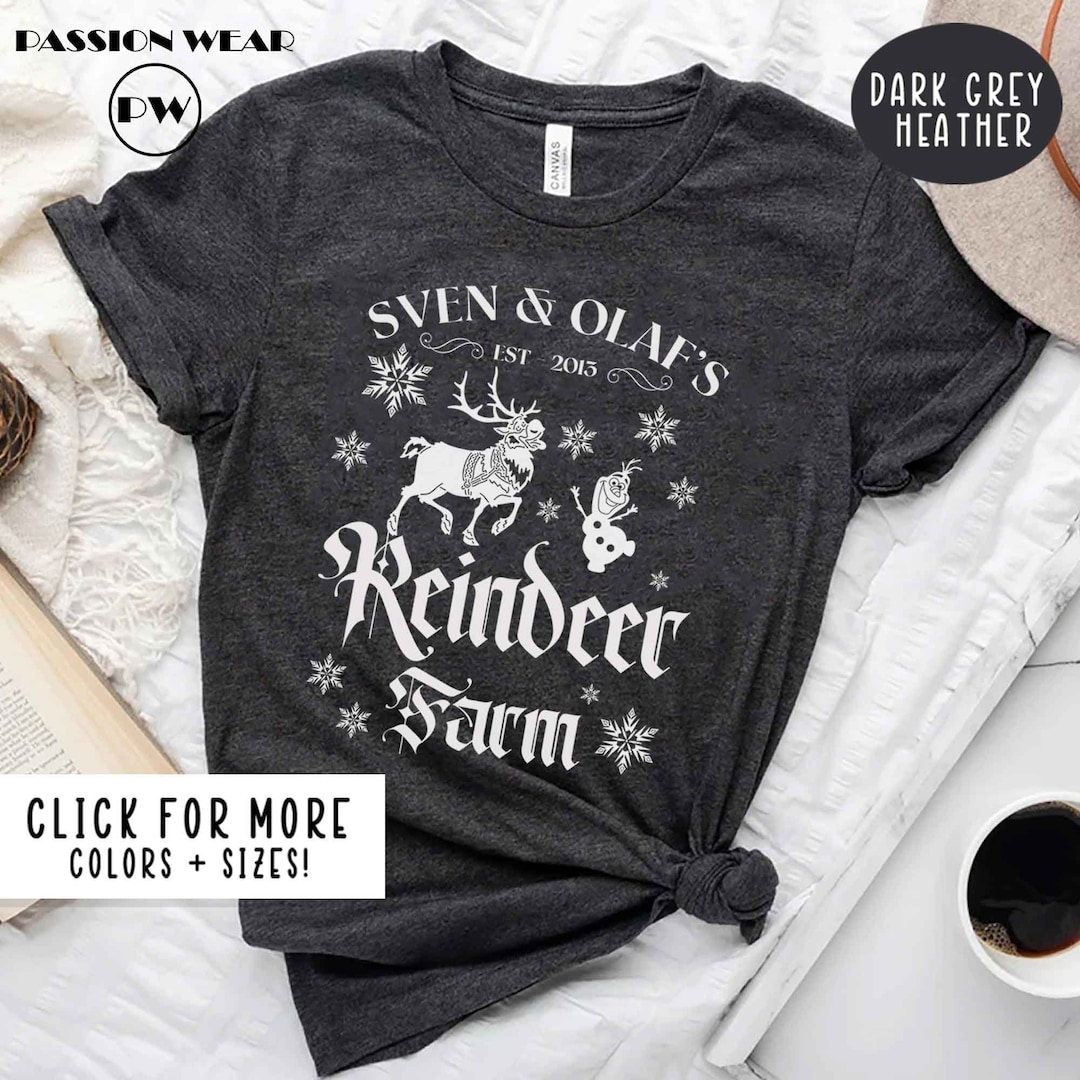 Sven Olaf's Reindeer Farm Comfort Colors Shirt, Disney Frozen Shirt ...