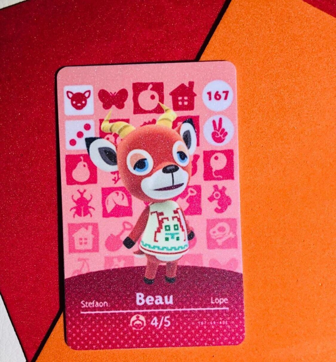 Beau Amiibo card. Animal Crossing NFC amiibo card . Beau | Etsy