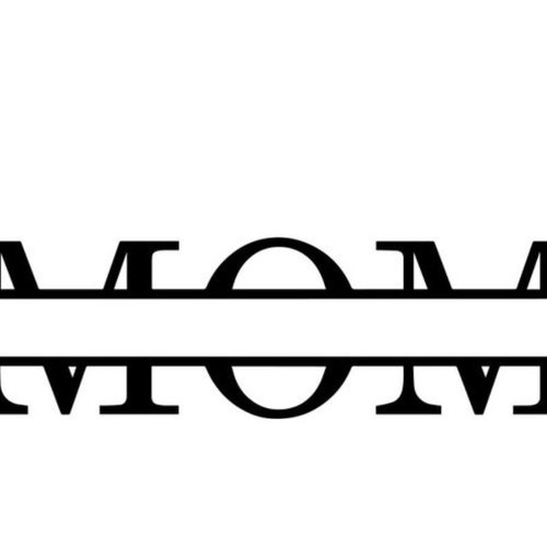 Split Mom Svg Floral Mom Svg Png Mom Split Monogram Svg Mom | Etsy