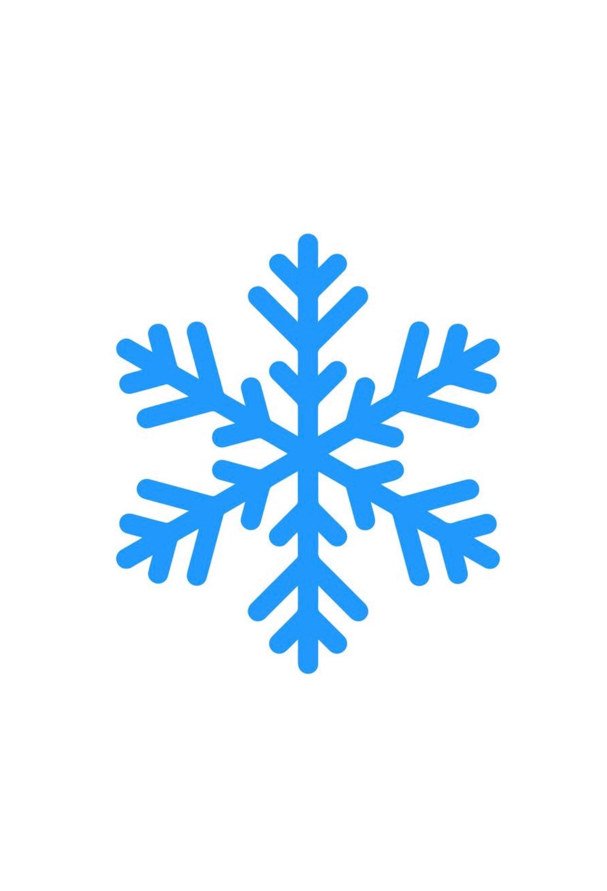 Simple Snowflake Clipart