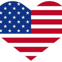 USA Heart Flag Svg - Etsy
