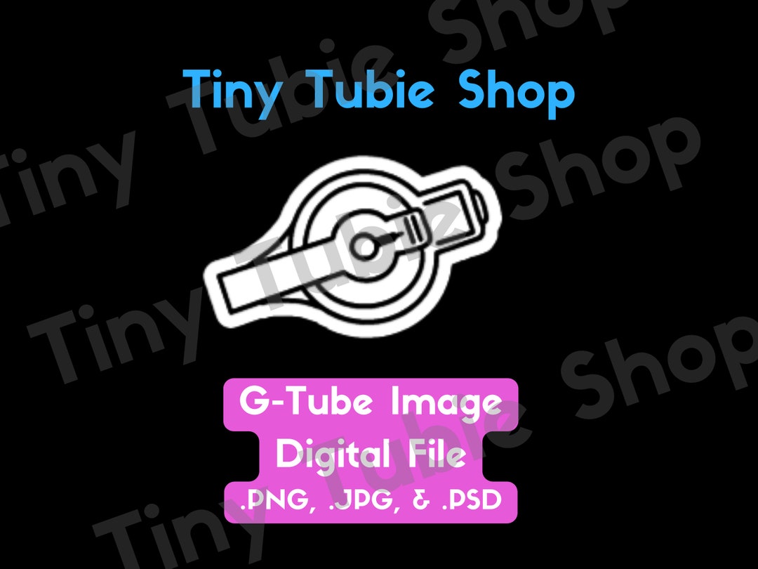 G-tube Image, Digital File - Tubie, Feeding Tube, Tube Fed, Feeding ...