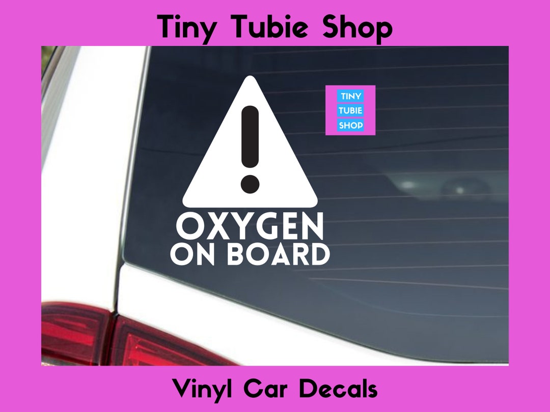 Oxygen on Board Vent, Ventilator, Cannula, Oxygen User, Trach, G Tube ...