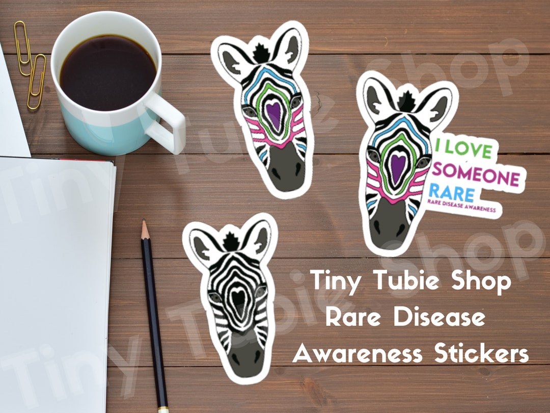 Rare Disease Awareness Stickers | Show Your Stripes, Rare Disease, I ...
