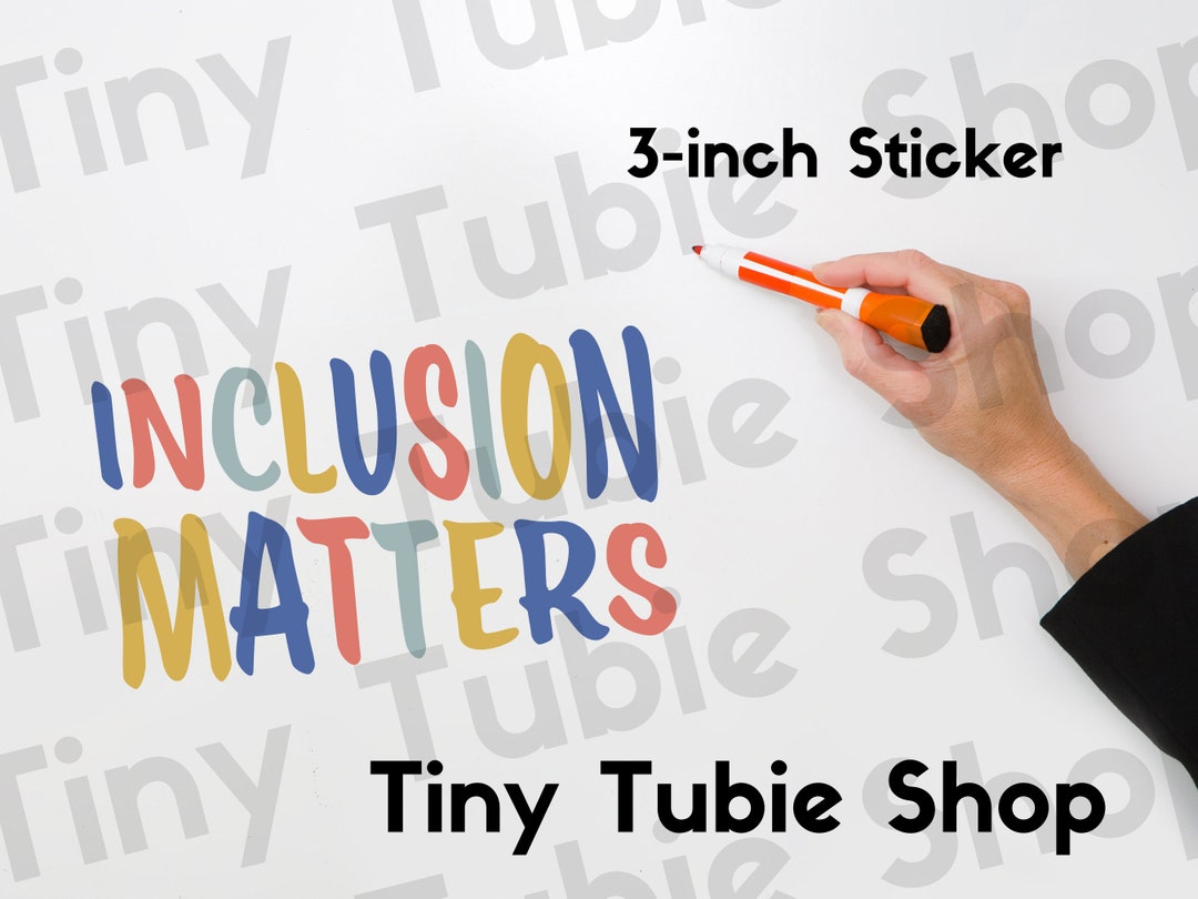 Inclusion Matters Sticker Choose to Include Special - Etsy