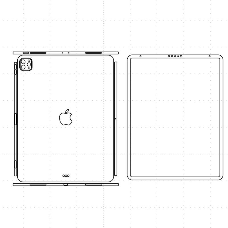 iPad Pro Wrap Svg - Etsy