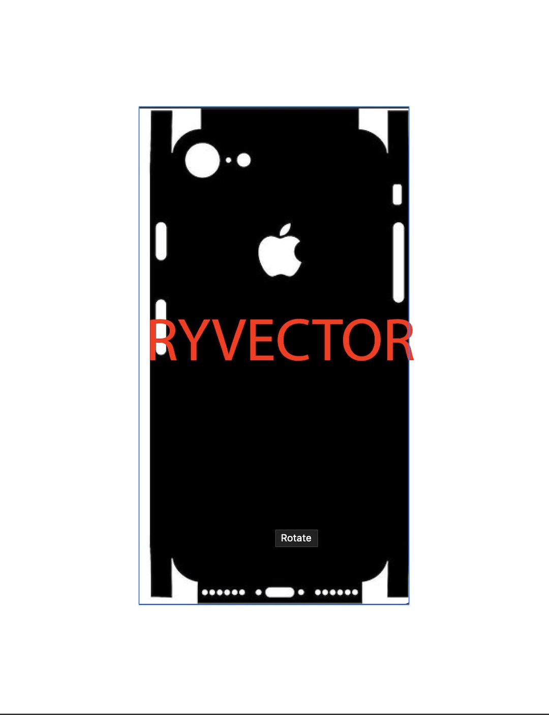 IPhone 8 Vector Cut File - Skin Template SVG - Etsy