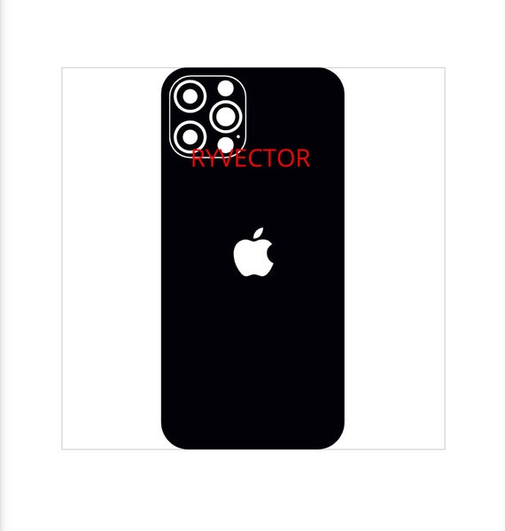 Apple iPhone 12 Pro Vector Cut File Skin Template | Etsy
