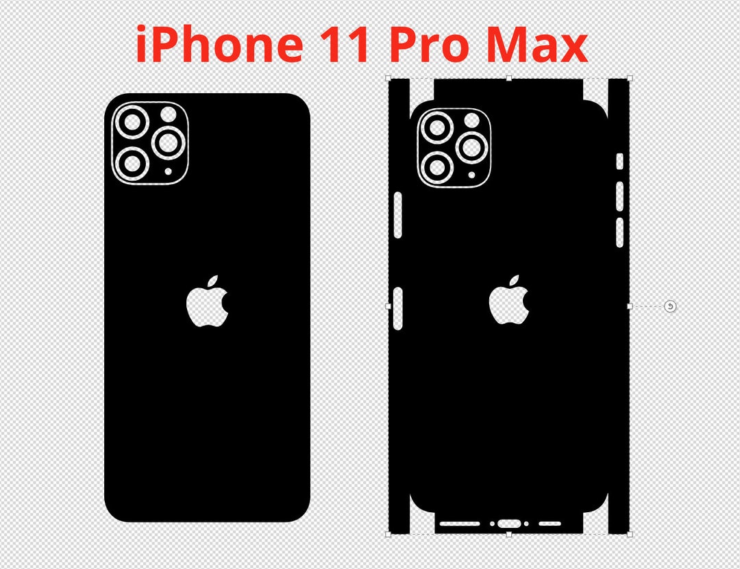 IPhone 11 Pro Max - Vector Cut File - Skin Template - Etsy