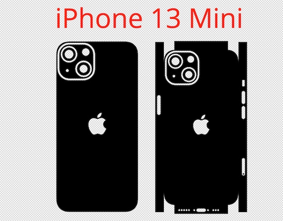 Apple Iphone 13 Mini Vector Cut File Skin Template - Etsy