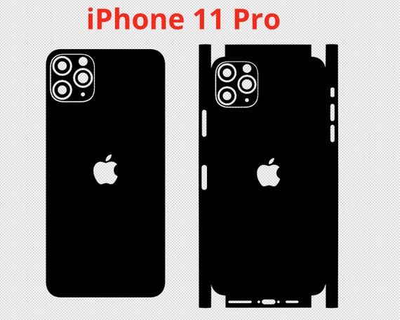 Apple Iphone 11 Pro Vector Cut File Skin Template - Etsy