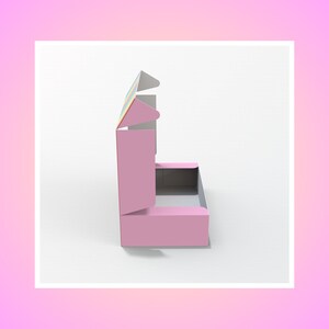 Flip Top Box Template All in One SVG, PDF, DXF Files. 16 X 10 X 4cm - Etsy