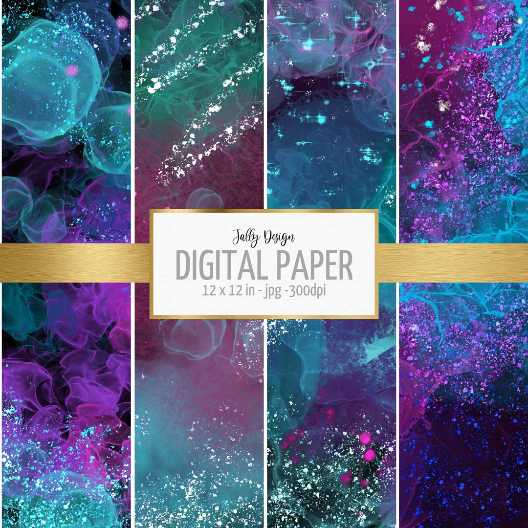 Galaxy Digital Paper Collection - Etsy