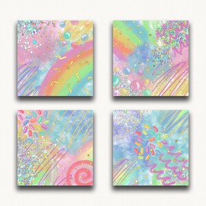 Candy Pop Digital Paper Collection - Etsy