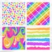 Rainbow Digital Paper Collection. Abstract Colorful Art Backgrounds. - Etsy