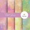Pastel Dreams and Glitter Digital Paper Collection - Etsy