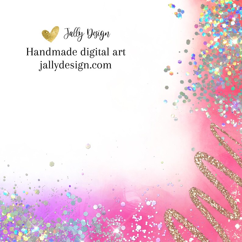 Glitter Rainbow Letter Size Borders - Etsy