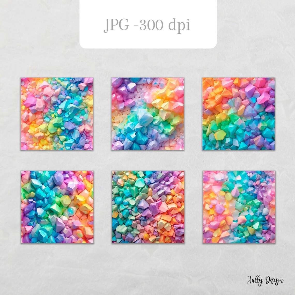 Rainbow and Chunky Soft Pastels Pieces Texture. Colorful Backgrounds ...