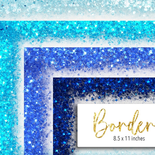 Glitter Blue - Etsy