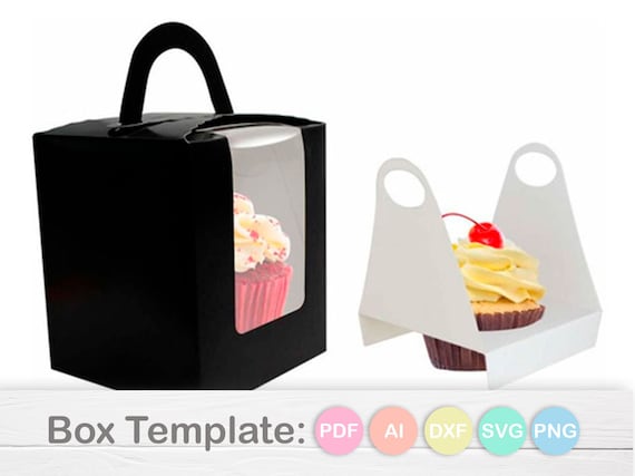 12 Cupcake Box Template