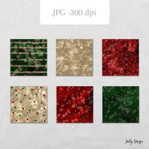 Sparkling Christmas Digital Paper. Backgrounds Collection. - Etsy